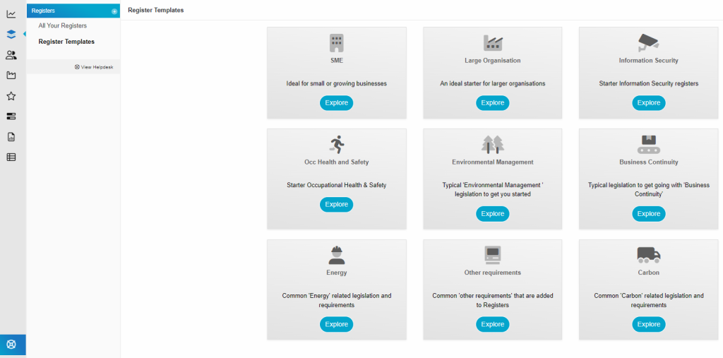 How do I set up an ISO Legal Register - ICR Help Desk